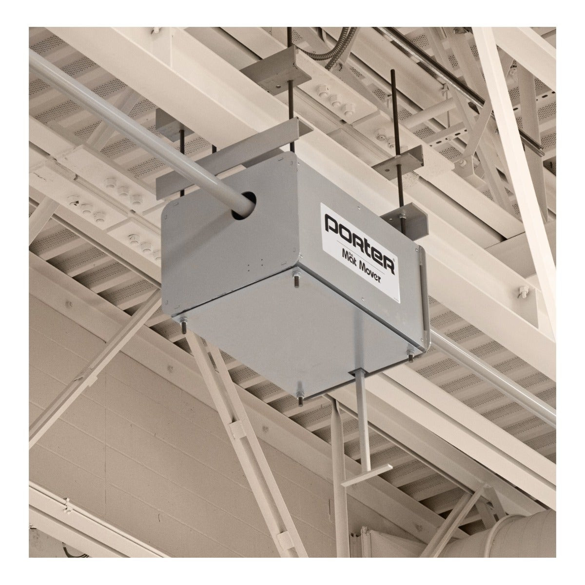 CEILING-MOUNTED STATIONARY MAT MOVER; 2 MATS