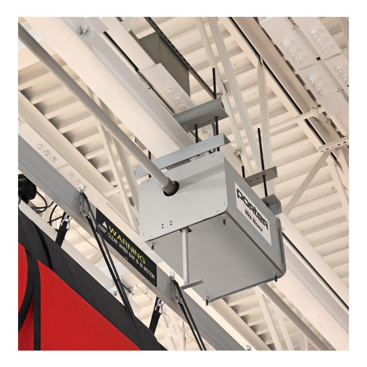 CEILING-MOUNTED STATIONARY MAT MOVER; 2 MATS