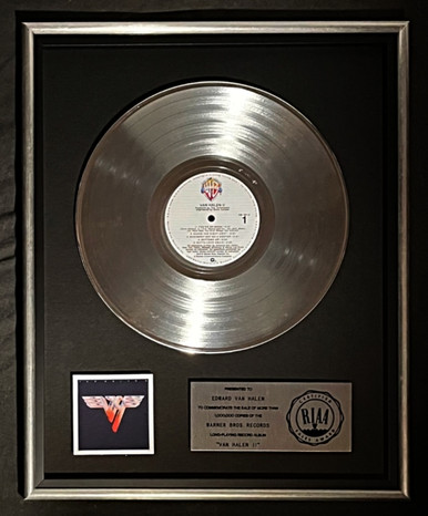 Van Halen Van Halen II LP Platinum RIAA Record Award Warner Brothers ...
