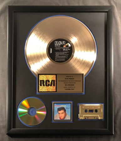 Elvis Presley Loving You Soundtrack LP Gold Non RIAA Record Award RCA ...