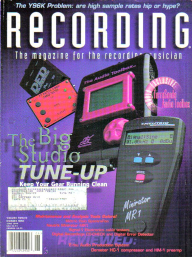 Recording Magazine June 1999 The Big Studio Tune-Up, TerraSonde Audio ...