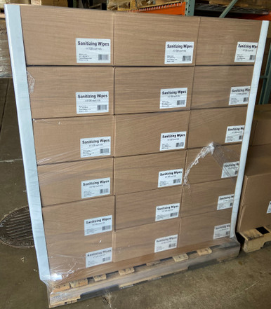 Sanitizing Wipes Pallet | Pack of 36 Sanitizing Wipes Boxes