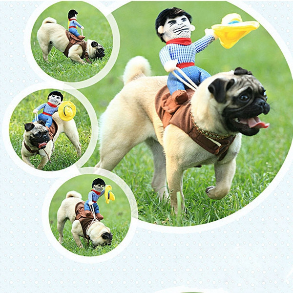 Cowboy Rodeo Rider Dog Costume - Doggie Style Store