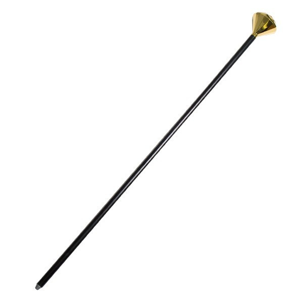 Pimp Cane with Gold Diamond Accessories From Costumes To Buy.
