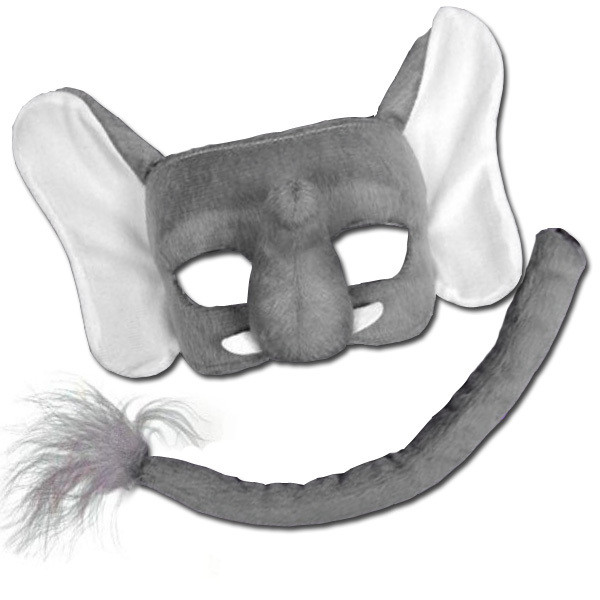 Elephant Animal Face Mask And Tail | Costumes To Buy Australia