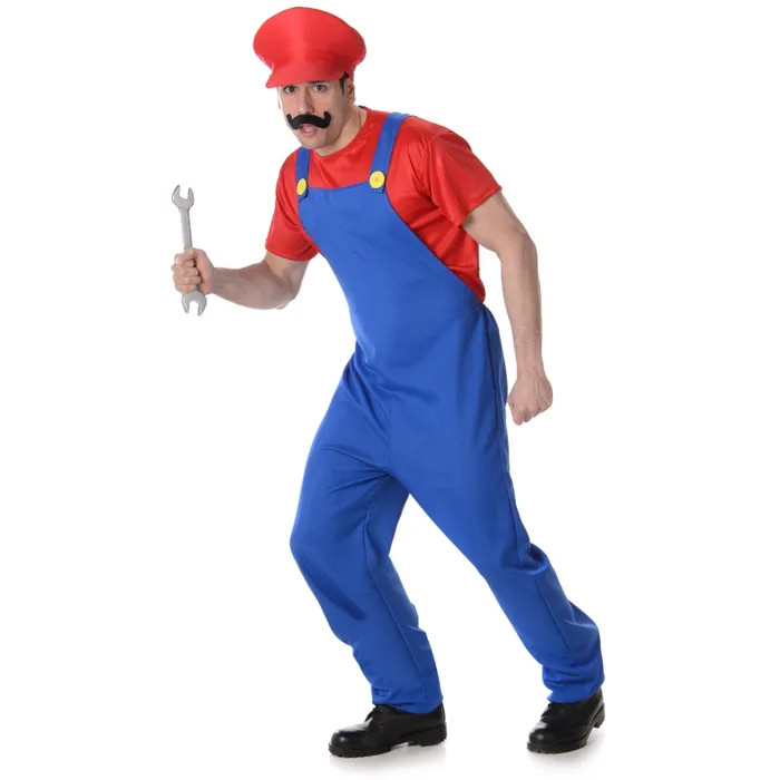 Red Plumber Mens Costume | Costumes To Buy Perth
