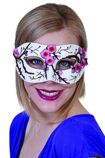 Pink Scarlet Violet Rose Eye Mask | Costumes to Buy Perth