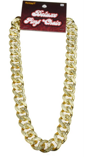 Jumbo Fake Gold Chain | Costumes To Buy Australia