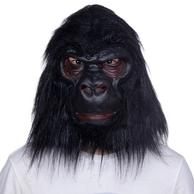 Black Latex gorilla Mask | Costumes to Buy Australia