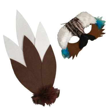 Kookaburra Deluxe Animal Kids Mask And Tail | Bird