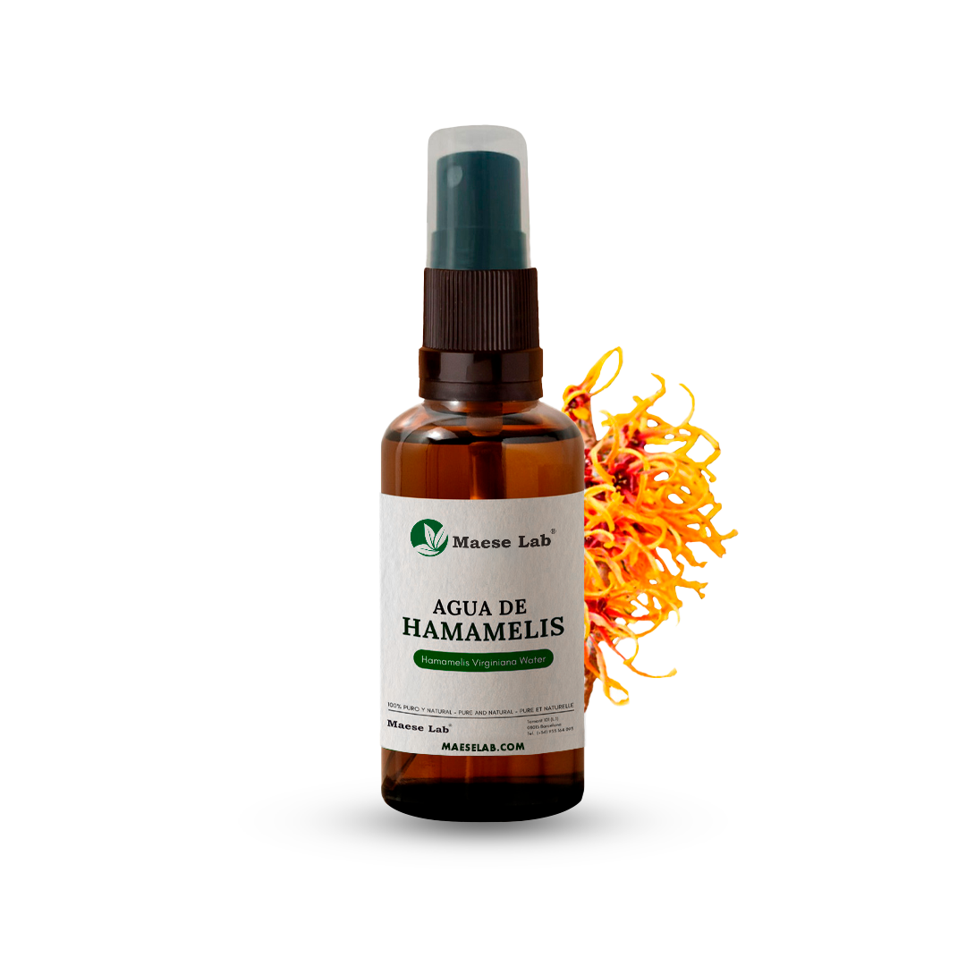 Agua de hamamelis hidrolato para cosmética natural | Maese Lab