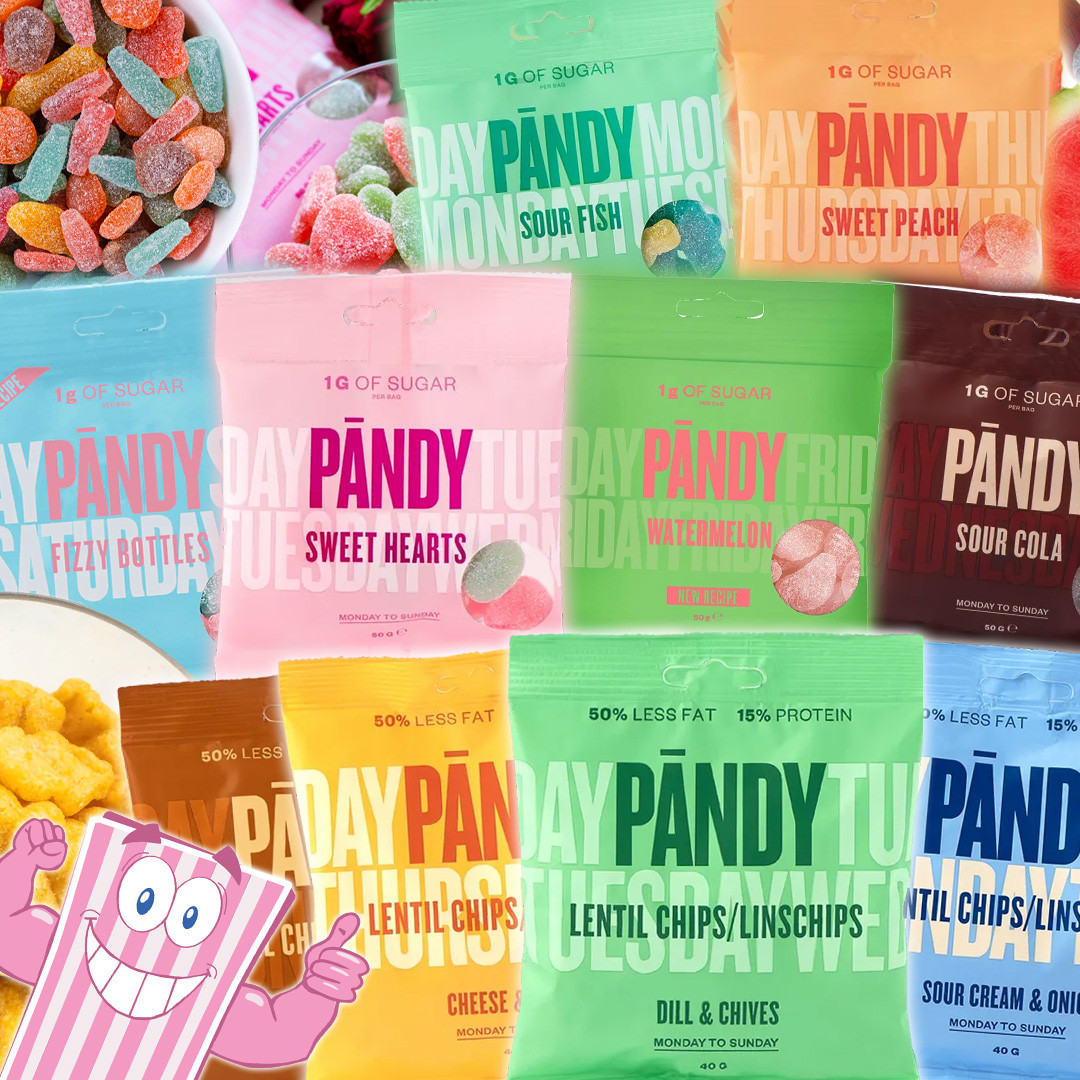 The PANDY man can!! High Protein Low Sugar Pick 'n Mix sweets have ...