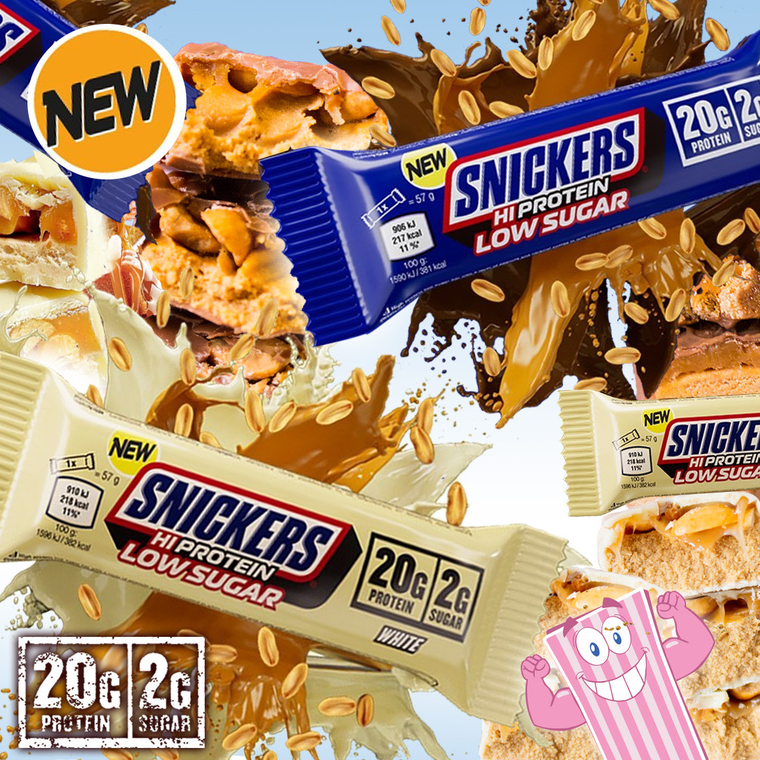 The best just got BETTER! Snickers Hi-Protein LOW SUGAR bars have ...