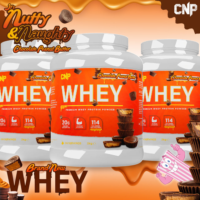 Nutty, Naughty and NEW... CNP Choc Peanut Butter WHEY available now ...