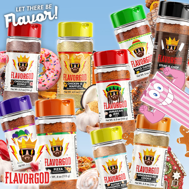 ...and then there was FLAVOUR! FlavorGod Seasonings available now ...