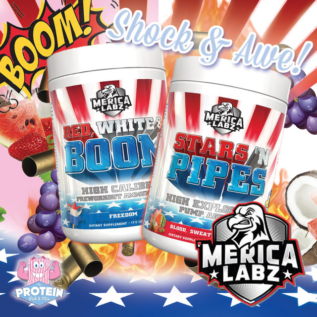 Pre-Workout SHOCK & AWE! 'Merica Labz Supplements have exploded into ...