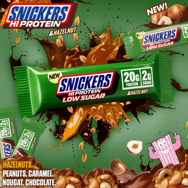 Nifty, nutty and NEW! Meet the Snickers Hi Protein Low Sugar Hazelnut ...