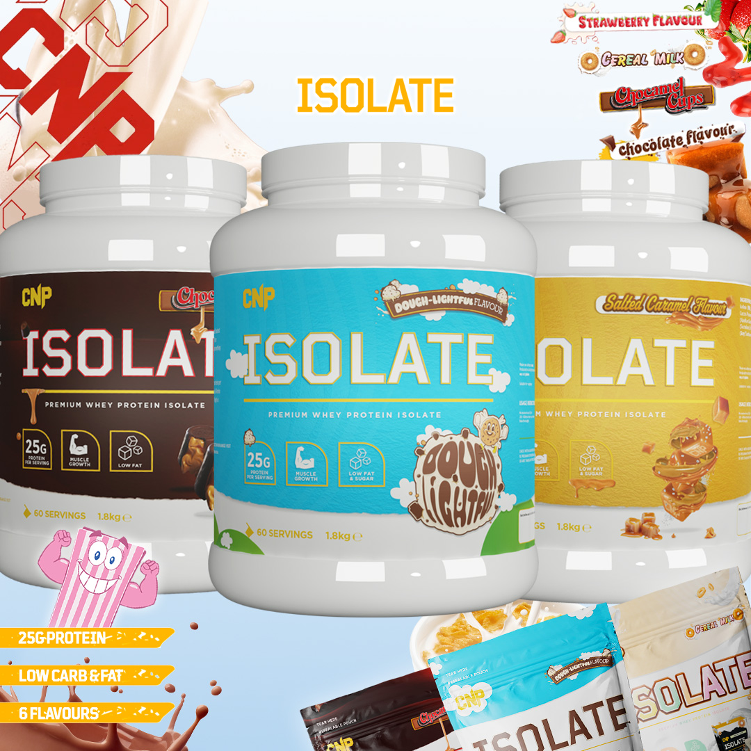 Meet CNP Isolate... back with a brand new look, formula and flavours ...