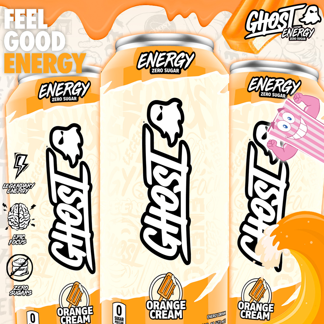 Let GHOST Energy's 'Orange Cream' add a Splash of Sunshine to your ...