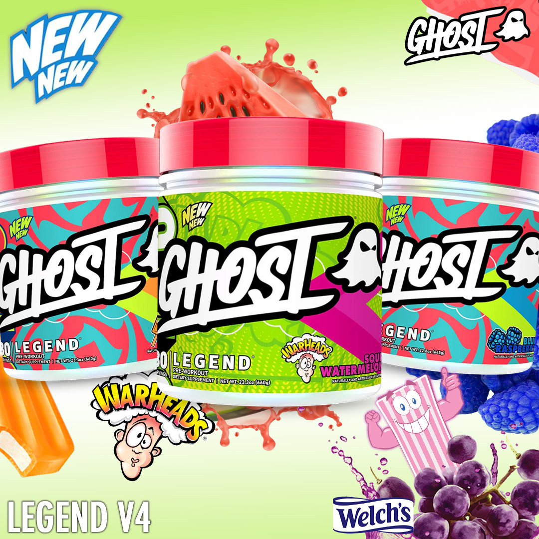 Life just got a little more LEGENDARY... Ghost Legend V4 has landed! - The Protein Pick and Mix