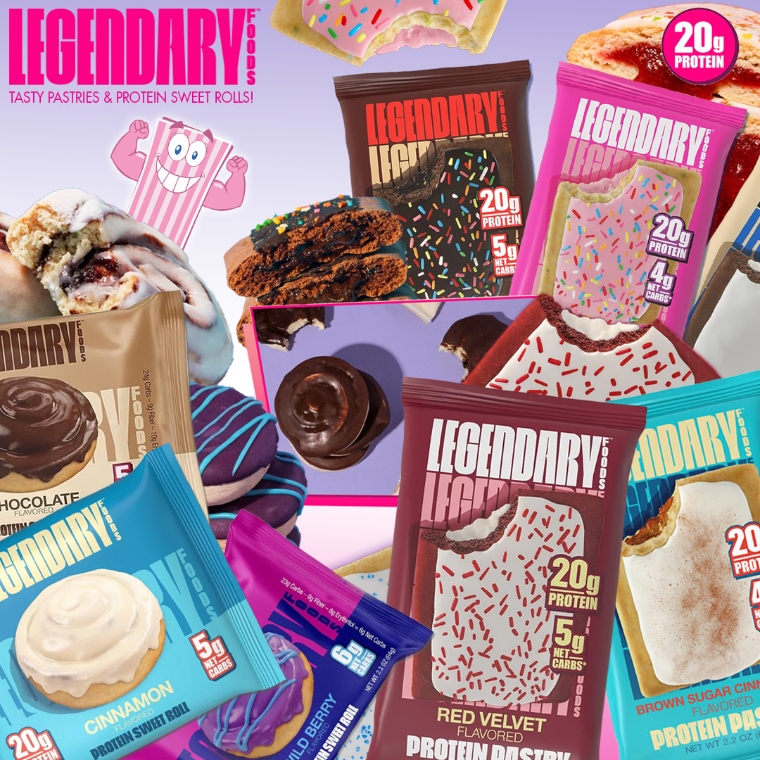 Your favourite LEGENDARY bakes are back - The Protein Pick and Mix