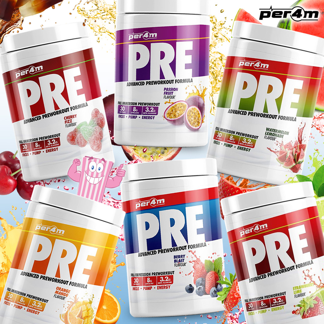 Boost your 'Per4mance' with Per4m's new PRE! - The Protein Pick and Mix
