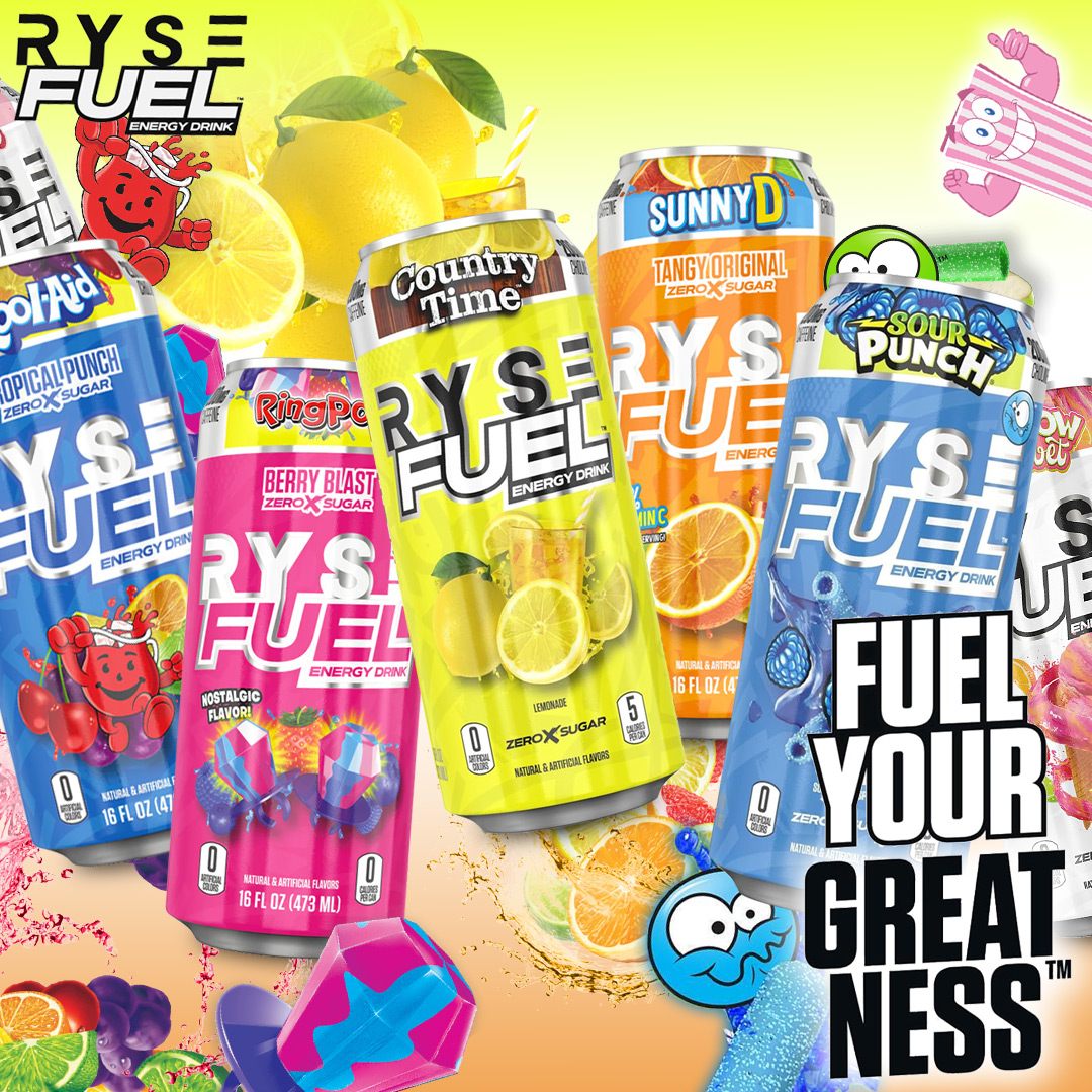 Fuel your RYSE! Refreshing & Ready-to-Drink RYSE Fuel Energy Drinks ...