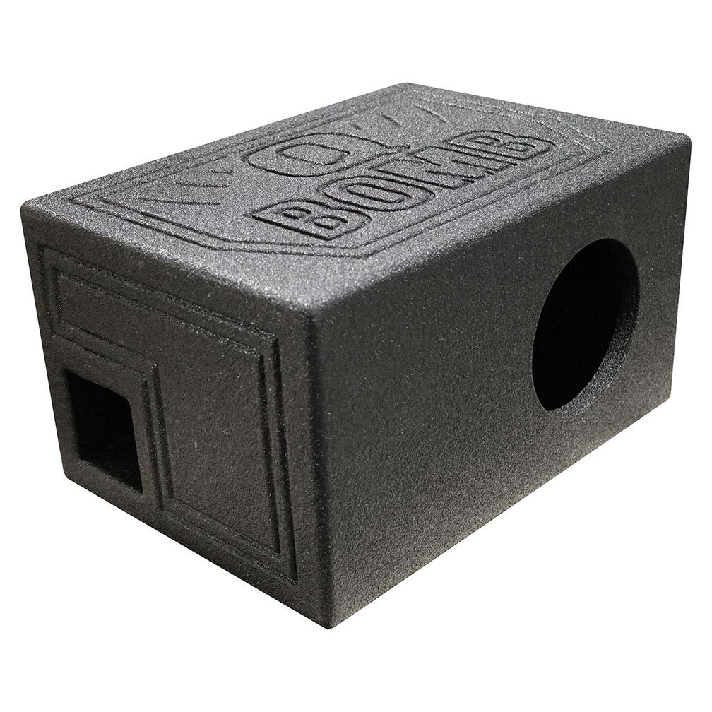 QBomb QBOMB65VLSINGLE | 6.5 Inch Turbo-Ported Vented Subwoofer Box