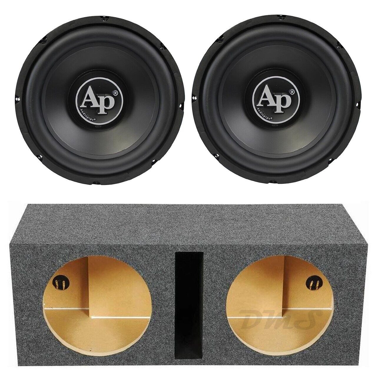 Audiopipe TS-PP3-12-D4 Package | Dual 12 Inch 1600W DVC 4 Ohm ...