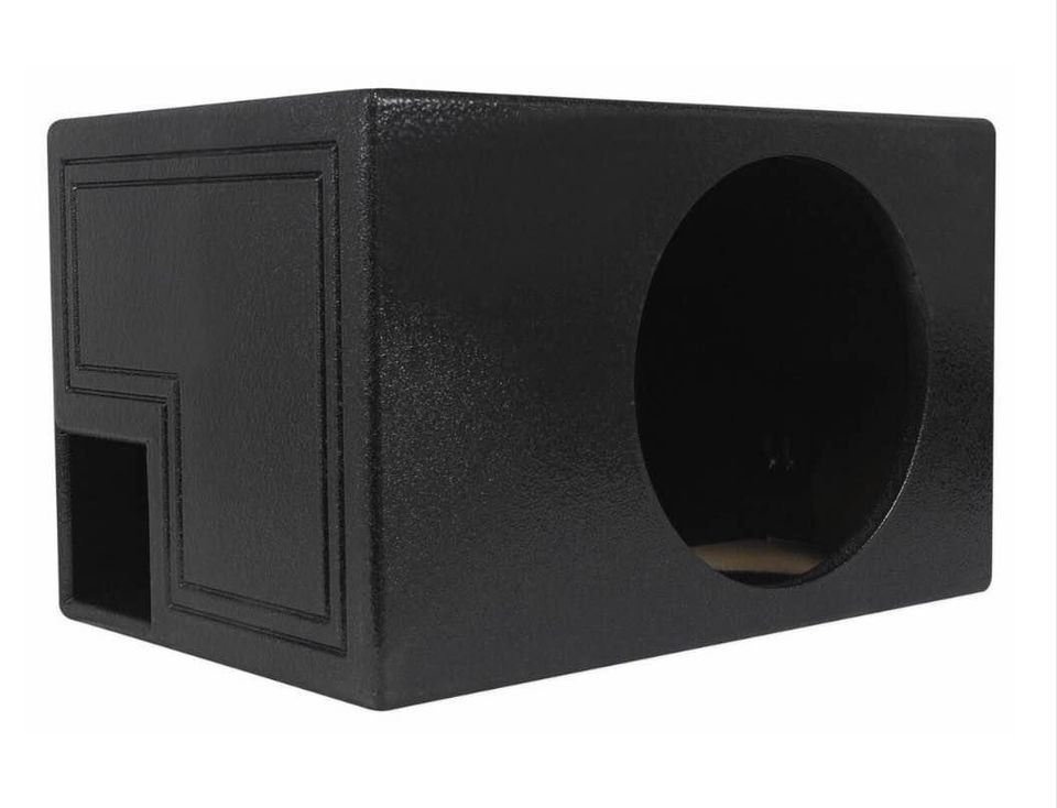 QBomb QBOMB12VLSINGLE | 12 Inch Turbo-Ported Vented Subwoofer Box