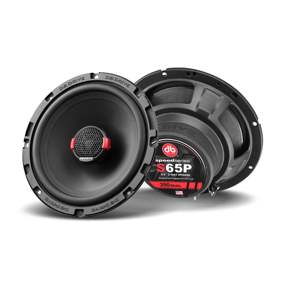 DB Drive S65P | 6.5 Inch 350W 4 Ohm 2-Way Coaxial Speakers (Pair)