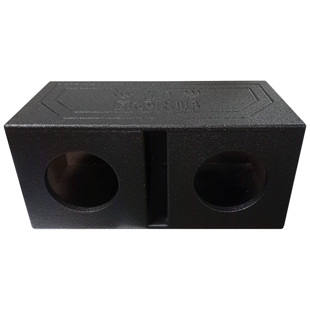 QBomb QBOMB8V | Dual 8 Inch Ported Vented Subwoofer Box