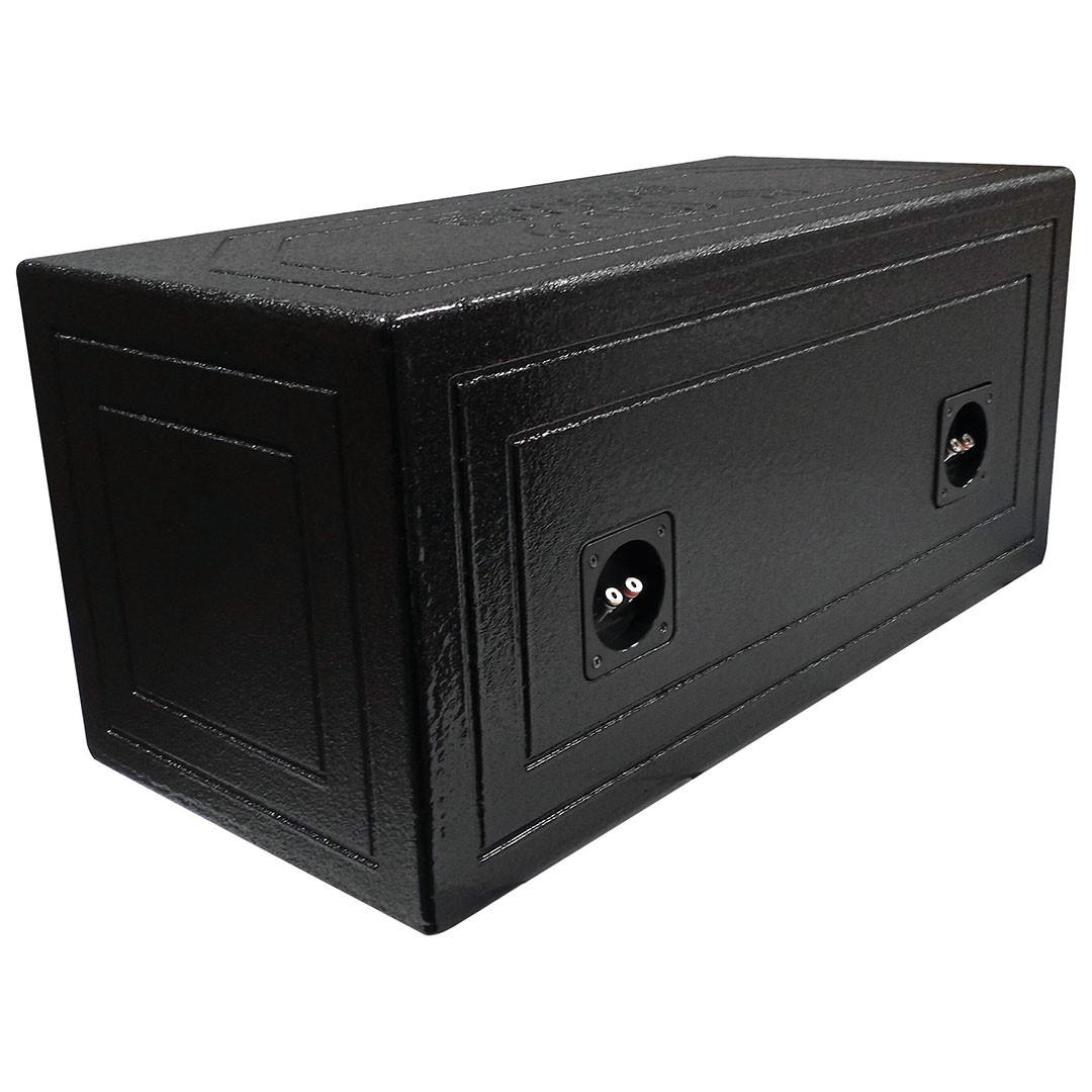 QBomb QBOMB8V | Dual 8 Inch Ported Vented Subwoofer Box