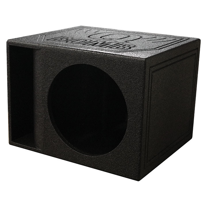 QBomb QBOMB12HPSINGLE | 12 Inch Kerf Ported Horn Vented Subwoofer Box