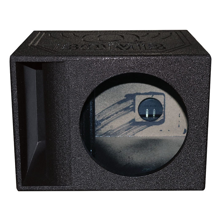 QBomb QBOMB12HPSINGLE | 12 Inch Kerf Ported Horn Vented Subwoofer Box
