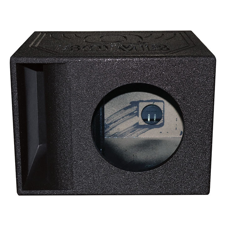 QBomb QBOMB10HPSINGLE | 10 Inch Kerf Ported Horn Vented Subwoofer Box