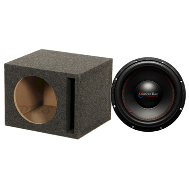American Bass DX 10 Package | 10 Inch 600W SVC 4 Ohm Subwoofer & QPower ...