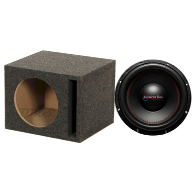 American Bass DX 12 Package | 12 Inch 600W SVC 4 Ohm Subwoofer & QPower ...