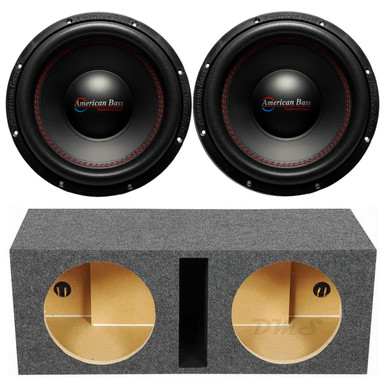 American Bass DX 12 Package | Dual 12 Inch 600W SVC 4 Ohm Subwoofers ...