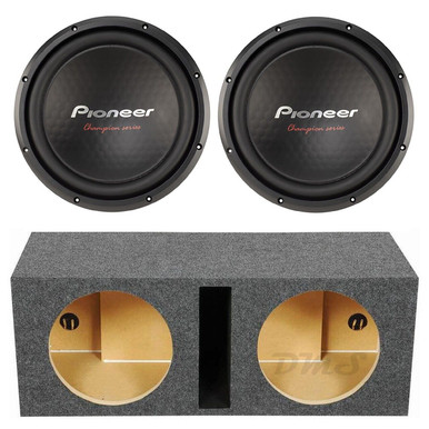 Pioneer Champion TS-A301D4 Package | Dual 12 Inch 1600W DVC 4 Ohm ...