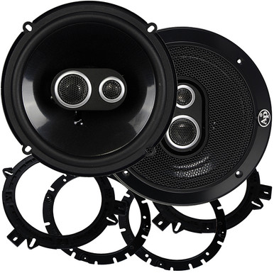 Audiopipe CPL 6 Inch 180W 4 Ohm 3-Way Coaxial Speakers | CPL1603 (Pair)