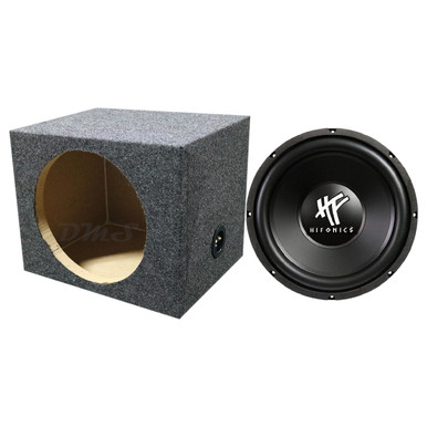 Hifonics HFX 12 Package | 12" 800W D4 Subwoofer & QPower Sealed Box