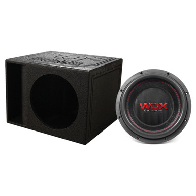 DB Drive WDX G1 12 Package | 12" 2000W D4 Subwoofer & QBomb Kerf Ported Box