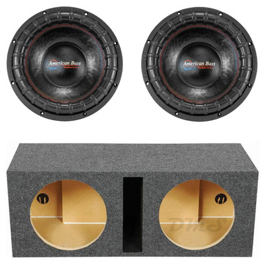 American Bass ELITE 12 Package | Dual 12 Inch 2400W DVC 4 Ohm ...
