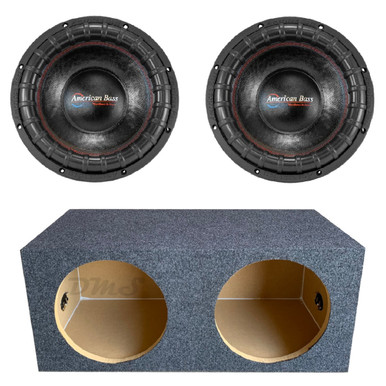 American Bass ELITE 12 Package | Dual 12 Inch 2400W DVC 4 Ohm ...