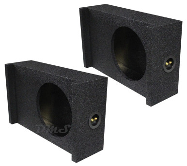 QBomb QBSHALLOW10DF | 10 Inch Sealed Shallow Slim Subwoofer Box Down ...