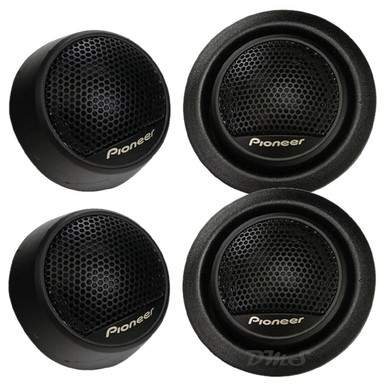 Pioneer TS-T15 Tweeters | 3/4 Inch 120W 4 Ohm Soft Dome Neo Tweeters (4 ...