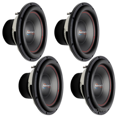 American Bass XD 12 Inch 1000W DVC 4 Ohm Subwoofers | XD1244 (4 Pack)