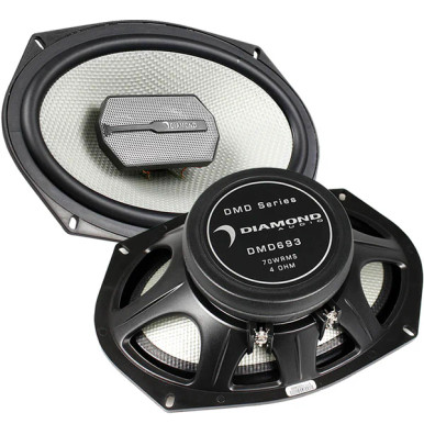 Diamond Audio DMD693 | 6x9 Inch 140W 4 Ohm 3-Way Coaxial Speakers (Pair)