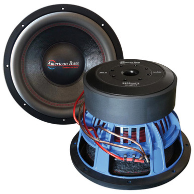American Bass HD 12 Inch 4000W DVC 1 Ohm Subwoofer | HD12D1V2